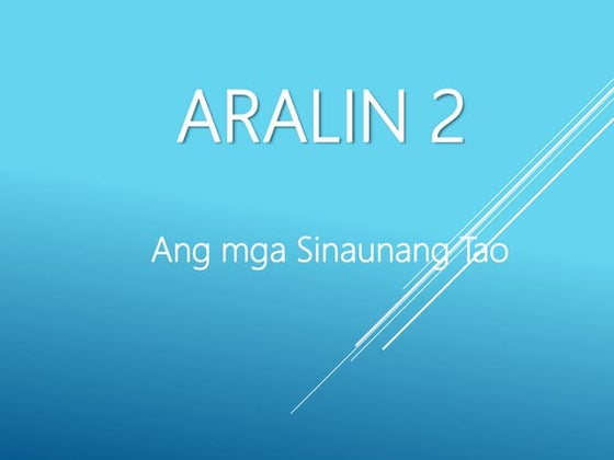 SINAUNANG TAO ng daigdig by oding and friends | PPT