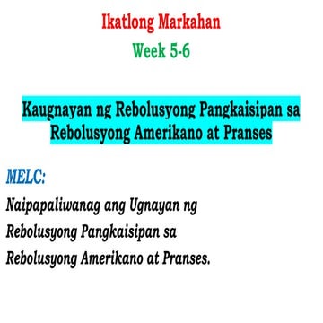 Enlightenment (tagalog) | PPTX