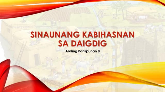 Ugnayan ng Sinaunang Kabuihasnan ng Pilipinas | PPTX