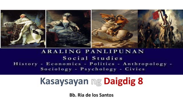 Rebolusyong Pranses at Amerikano | PPTX