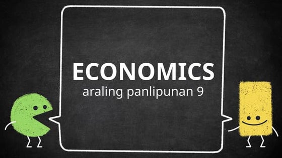 Ekonomics for Grade 9 Students | PPTX