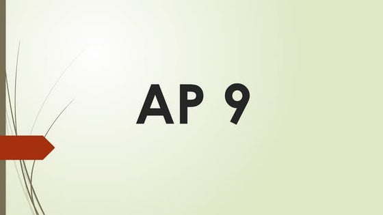 Ap 9 module 1 q1 | PDF