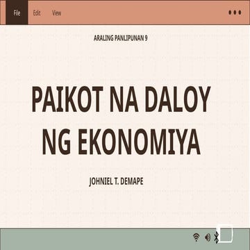 AP9-Q3_M1_ Paikot na Daloy ng Ekonomiya.pptx