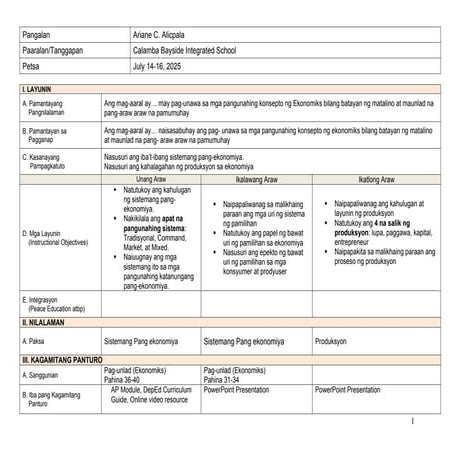 AP 9 DLL WEEK 6.docx araling panlipunan. | DOCX