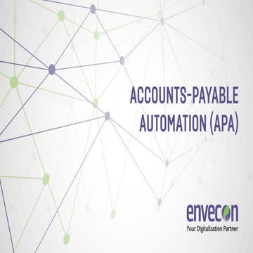 Account Payable Automation (APA) | PDF