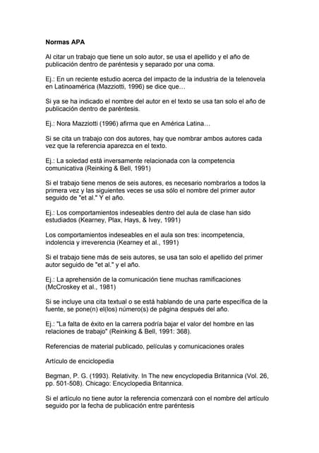 NORMAS APA | PDF