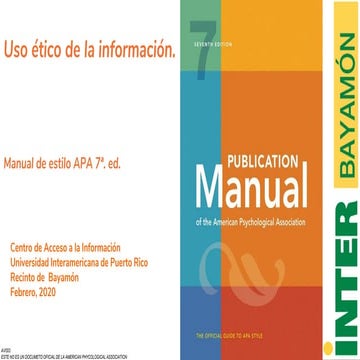 Manual para la presentación de trabajos escritos (normas apa) | PDF