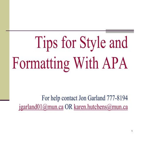 Citing Yourself (citing your previous work) in MLA or APA format | PPT