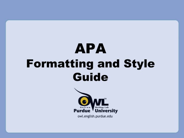 A practical guide to MLA style | PPT