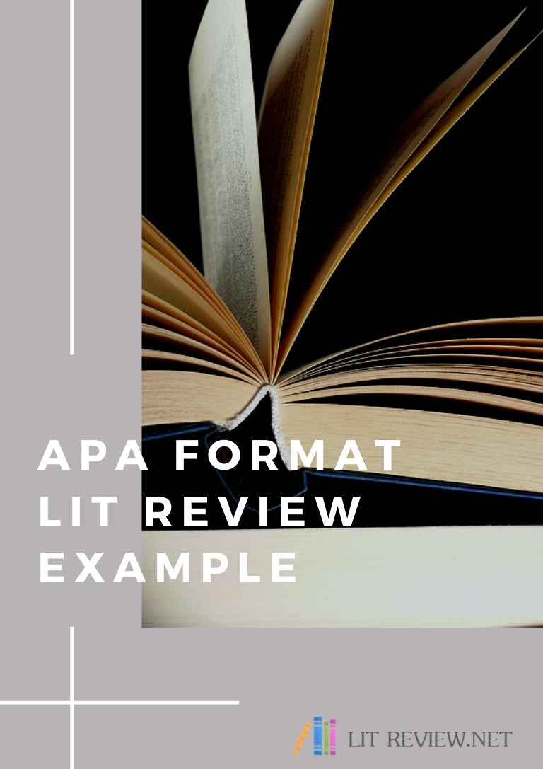 APA Format Lit Review Example APA Format Lit Review Example