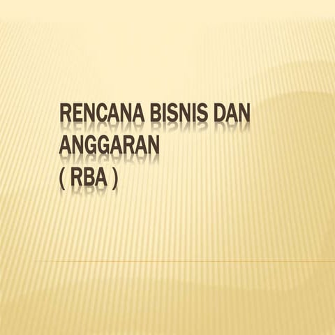 Apa itu-rba | PPTX