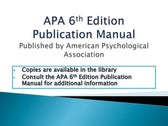 QuickSheet APA 6th Ed - The Basic Mechanics | PDF
