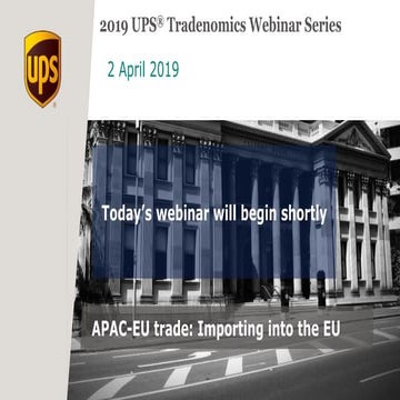 Apac eu trade importing into the eu | PPT