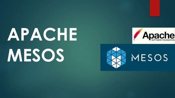 Building high scalable distributed framework on apache mesos | PPT