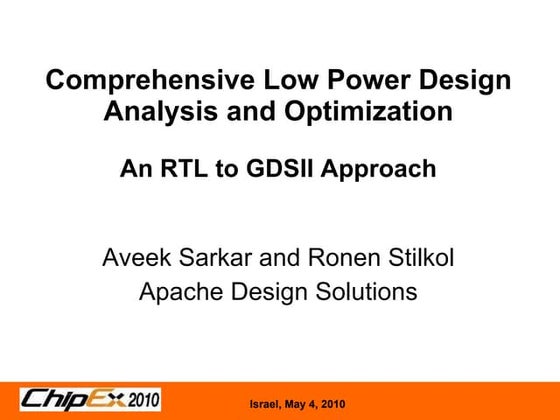 PowerArtist: RTL Design for Power Platform | PDF | Technology & Computing