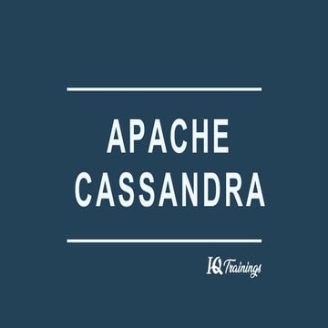Cassandra Tutorial Data Types Why Cassandra For Big Data Ppt