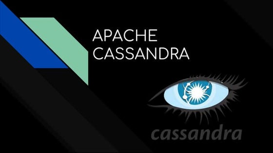 Managing Objects and Data in Apache Cassandra | PPT Managing Objects and Data in Apache Cassandra | PPT