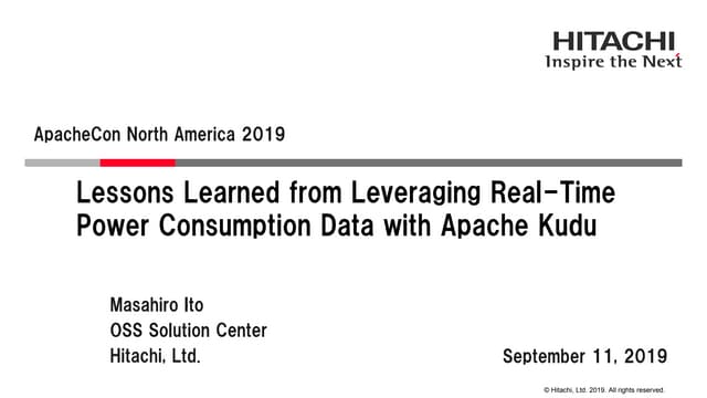 Lessons Learned From Leveraging Real Time Power Consumption Data With