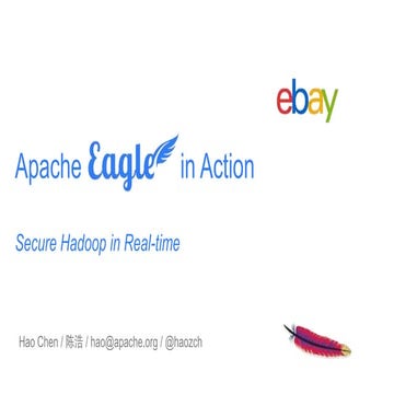 Apache Eagle: eBay构建开源分布式实时预警引擎实践 | PDF