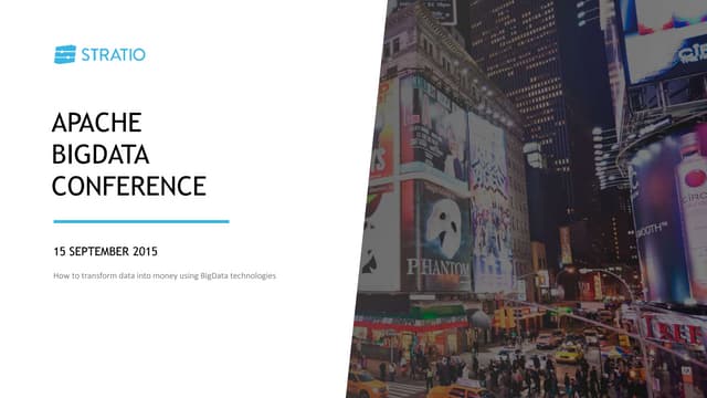 Apache Big Data Europa How To Make Money With Your Own Data Ppt