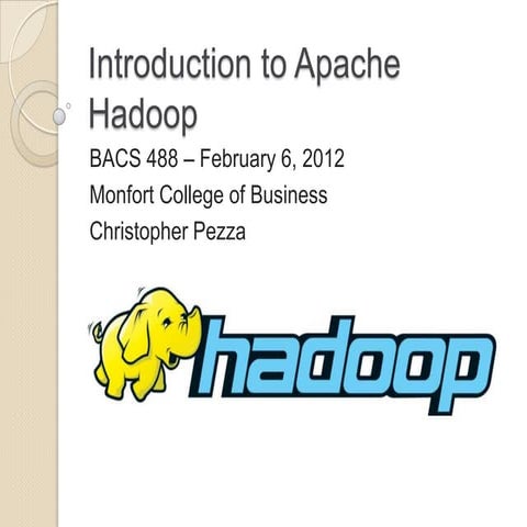 Introduction To Apache Hadoop Analyzing Big Data Ppt
