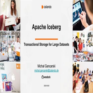 Apache Iceberg - Transactional Storage for Large Datasets | PDF