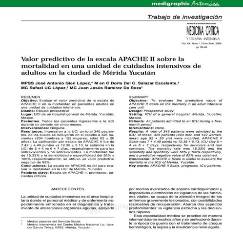 Apache ii | PDF
