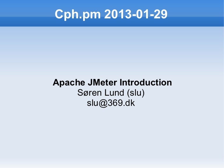 Apache Jmeter