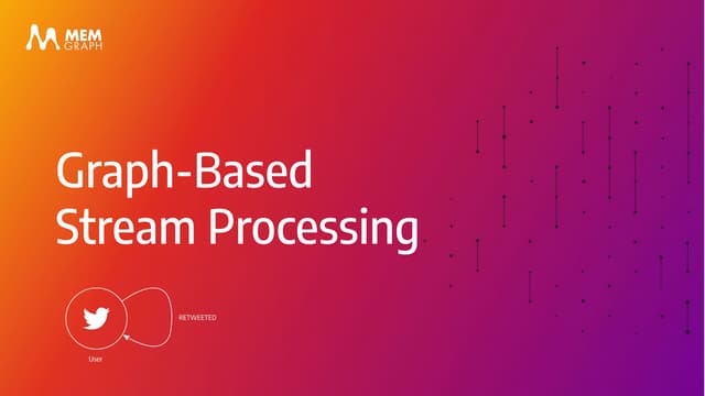 Apache Kafka® Meetup By Confluent Graph Based Stream Processing Ppt