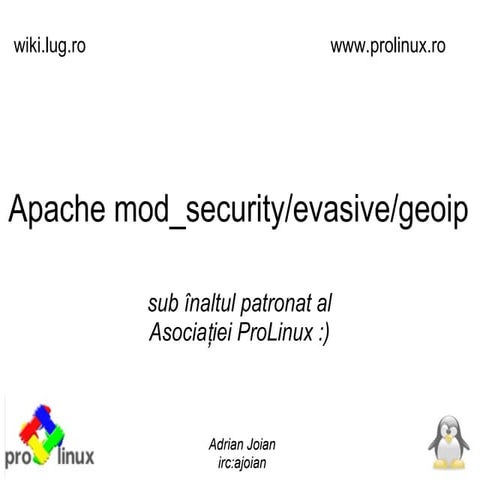 Apache Modules (lightning talk) | PPT