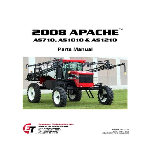 Apache parts book as710, as1010, as1210 | PDF