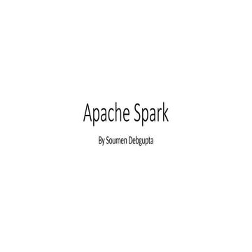 Apache Spark.pptx, It is do describe spark software | PPTX