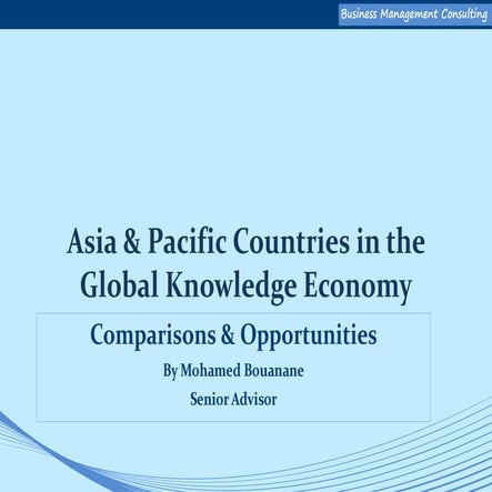 Apac Countries in the Global Knowledge Economy | PPT