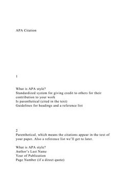 APA in-text citations | PPT