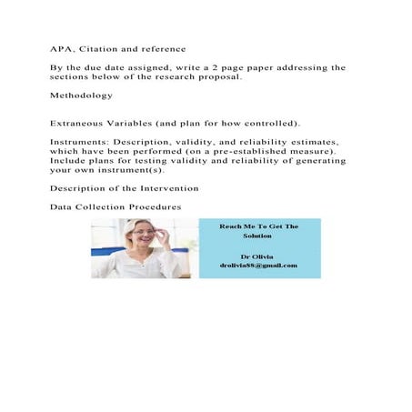 APA, citation and reference By the due date assigned, write a 2 | DOCX