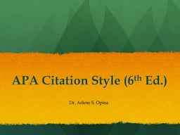 APA Style | PPT