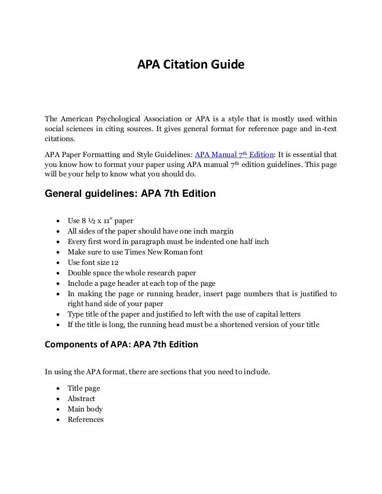 Complete Guide To APA Format Example To Remember complete-guide-to-apa-format-example-to-remember