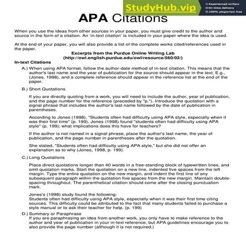 APA Citations | PDF
