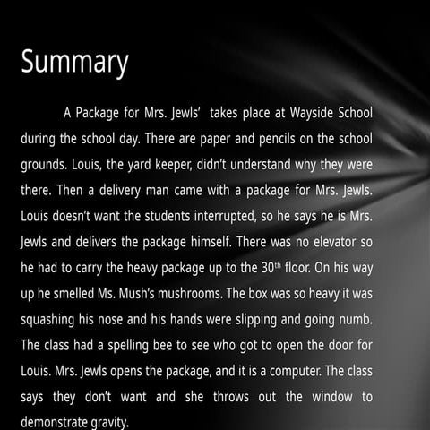 A Package for Mrs Jewls cambridge .pptx