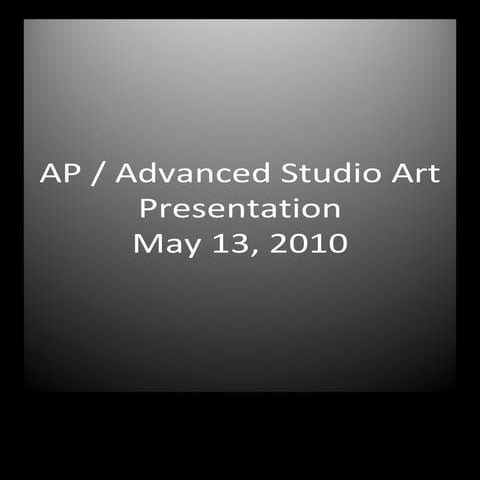 AP Advance presentation 2010 | PPT