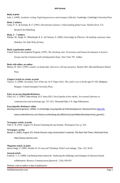 Sections of the library | PPTX