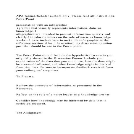 APA format. Scholar authors only. Please read all instructions.Pow.docx