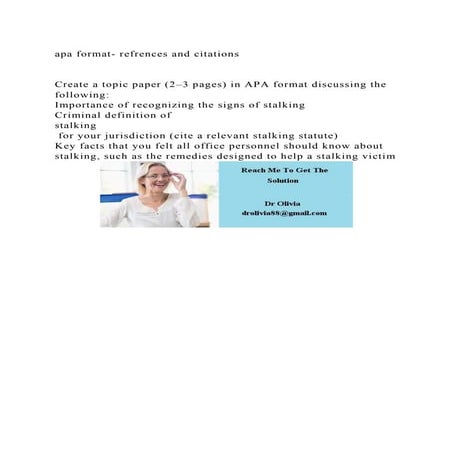apa format- refrences and citationsCreate a topic paper (2–3 p.docx