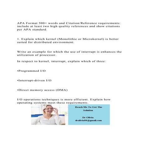 APA Format 500+ words and CitationReference requirements inclu | DOCX