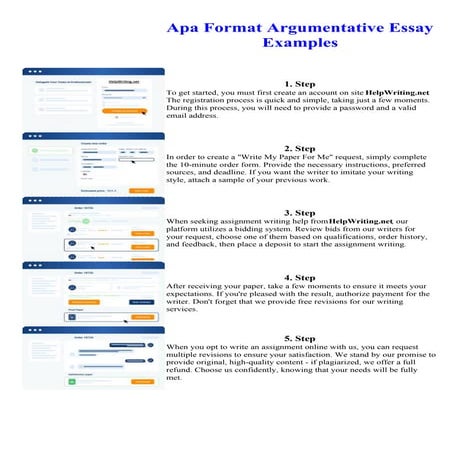 Apa Format Argumentative Essay Examples | PDF | Homework and Study ...