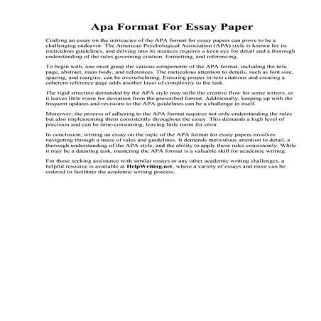 Apa Format For Essay Paper.pdf