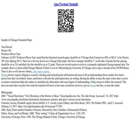 Essay Writing Apa Format | PDF