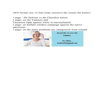 APA format size 12 font (time sensitive the sooner the better)1 .docx