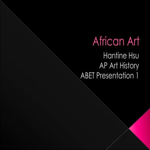Apah africa hantine hsu | PPTX