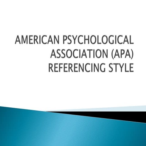 Apa & harvard | PDF | Educational Assessment | Education